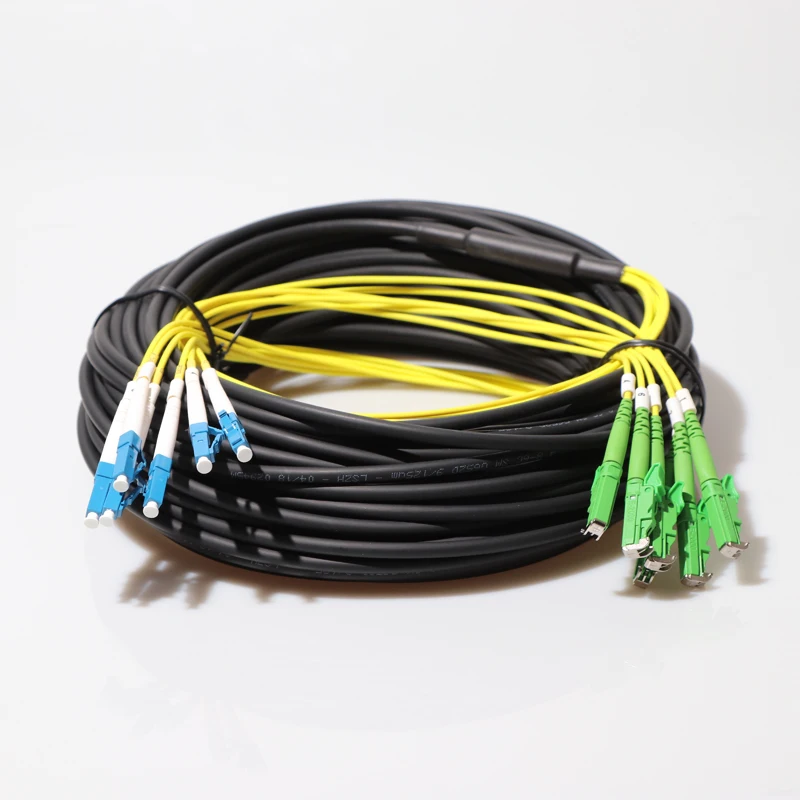 Pre-terminated Cable Lc E2000/apc 6 Fiber Outdoor Fibre Optic Cable ...