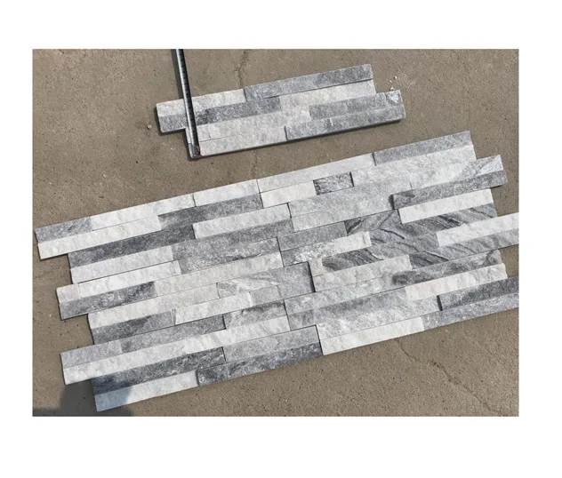 Natural Stone Light Grey Wall Cladding - Ledge Stone Panel