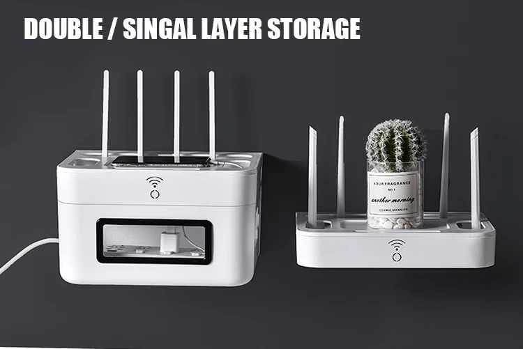 Wall Hanging Wireless Wifi Router Storage Box - Buy Wifi Router Storage ...