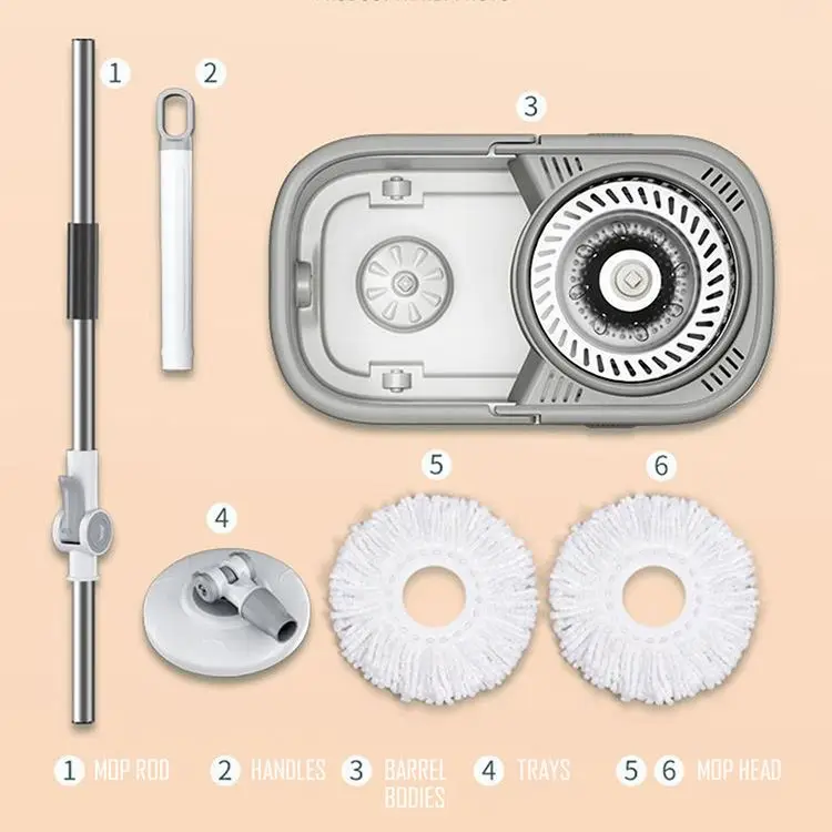 Magic Mop Set - Efficient 360 Rotating Mop for Cleaning