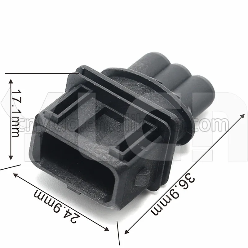 3 Way VW 2.8 Sealed Male Electrical Cable Connector