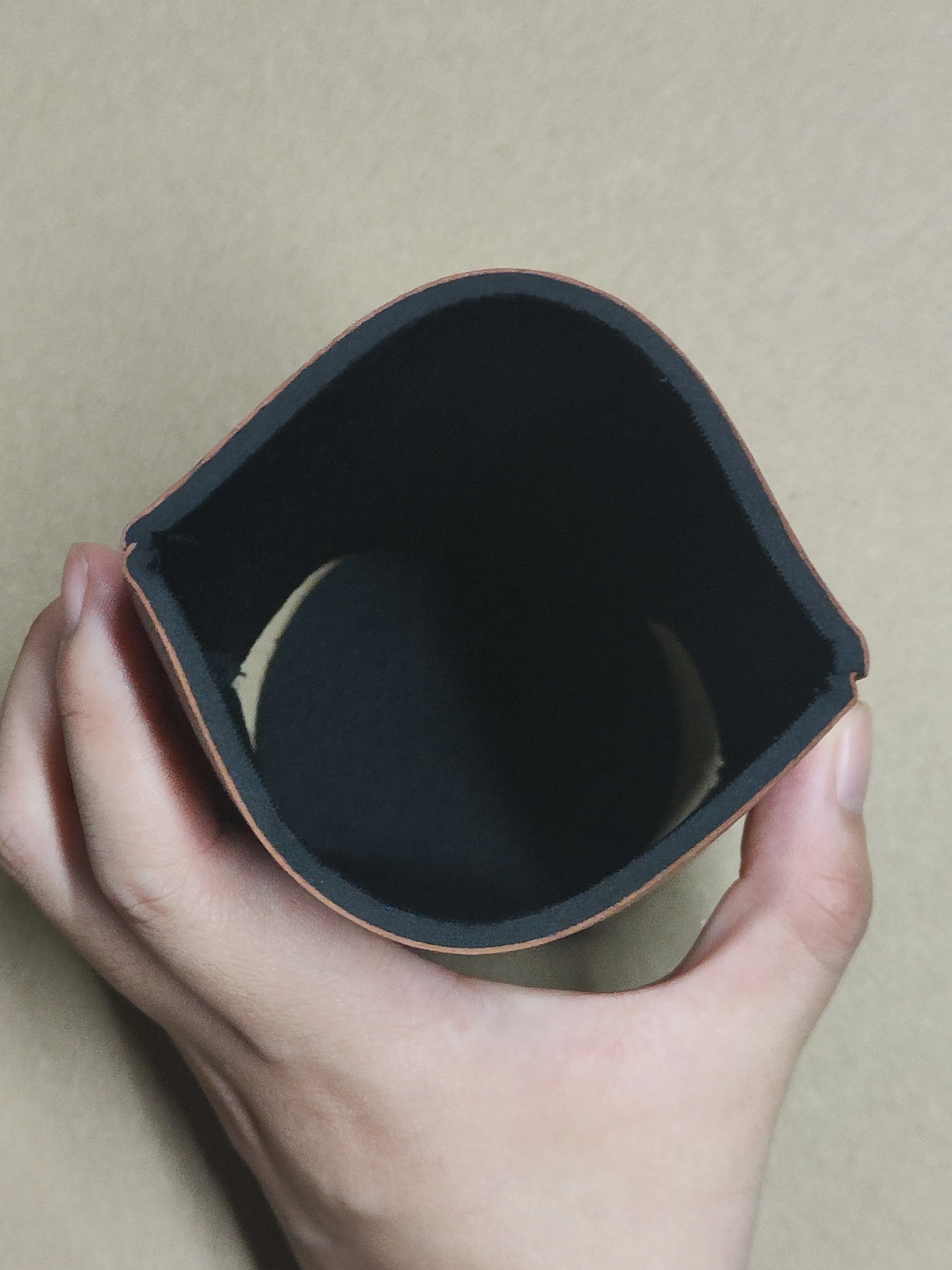 Debossed Logo Neoprene Brown Pu Leather Can Cooler 330 Ml 12oz Can ...