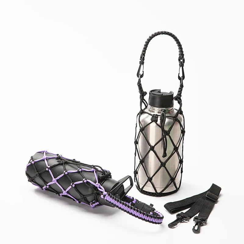 Wholesale Foldable Paracord Rope Bottle Holder - Durable & Versatile