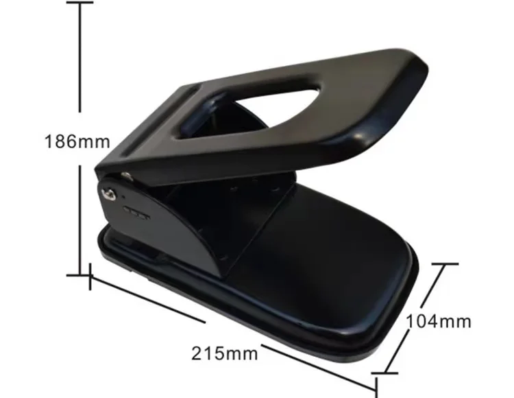 Office Stationery Custom Logo Design Paper Hole Punch Big Metal Heavy ...