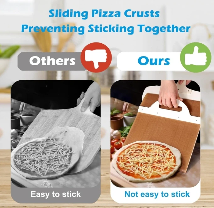 Sliding Pizza Peel - Magic Pizza Peel Slider Paddle