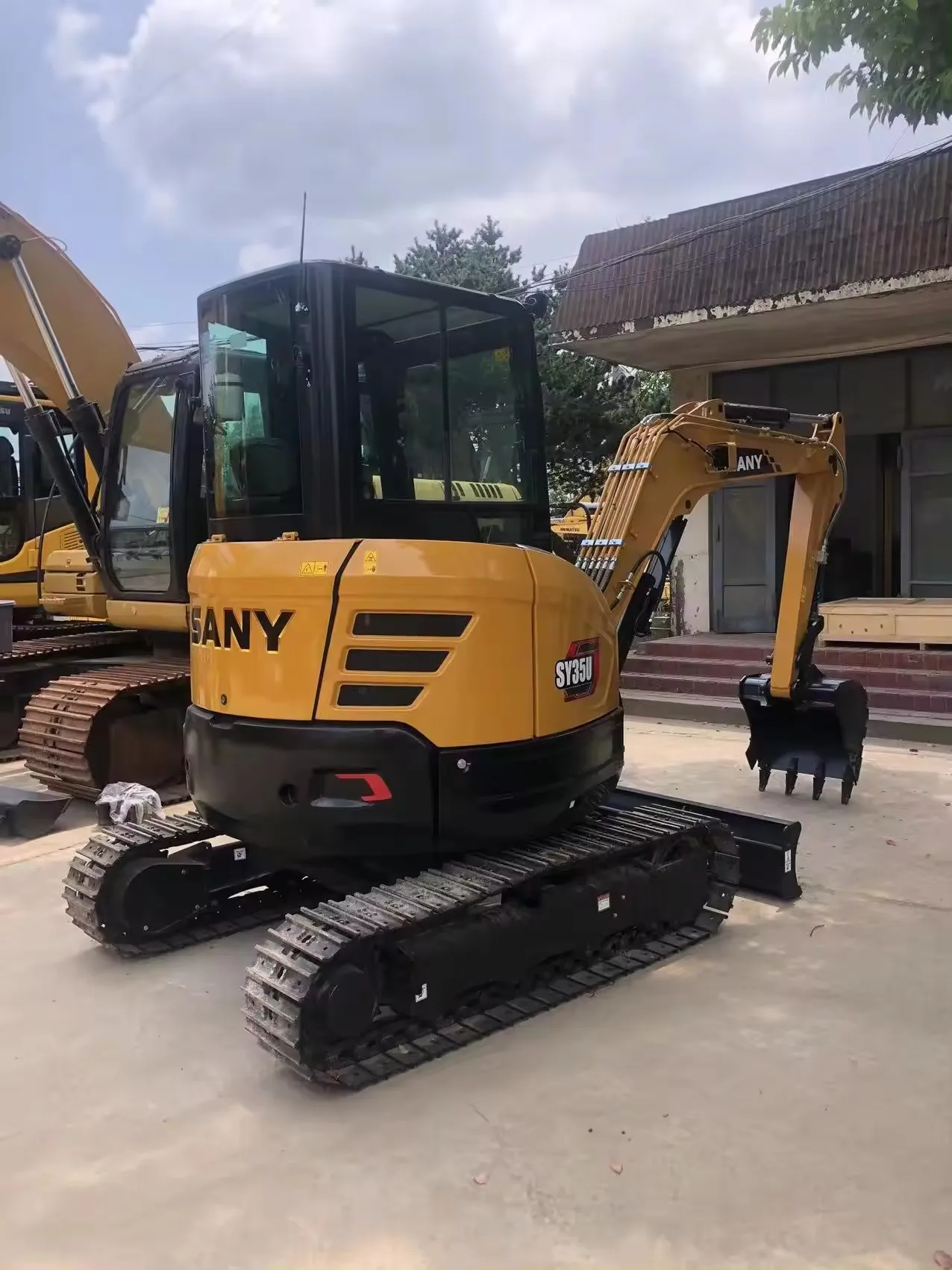 Original Sany Sy35 Mini Excavator Used Digger Machine 3ton Excavator ...
