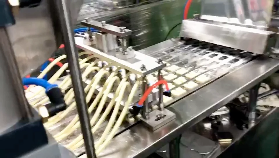 Auto Hffs Portion Cup Sauce Jam Ketchup Filling Sealing Packaging ...