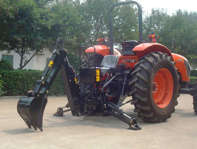 3 Point Backhoe Attachment for Farm Tractor - Durable & Efficient