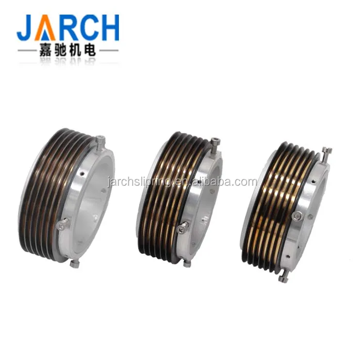 Separated Slip Ring Rotary Joint Electrical Connector Split Slip Ring ...