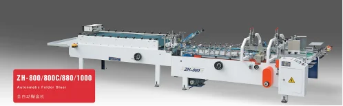 ZH-800 Automatic Carton Box Folder Gluer Machine - Easy to Operate