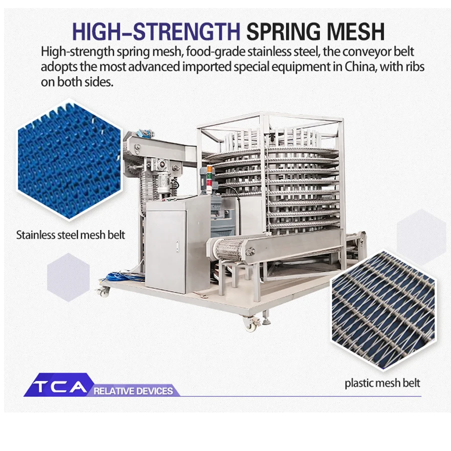 Tca-spiral Freezer Manufacturers Individual Spiral Quick Freezer - Buy ...