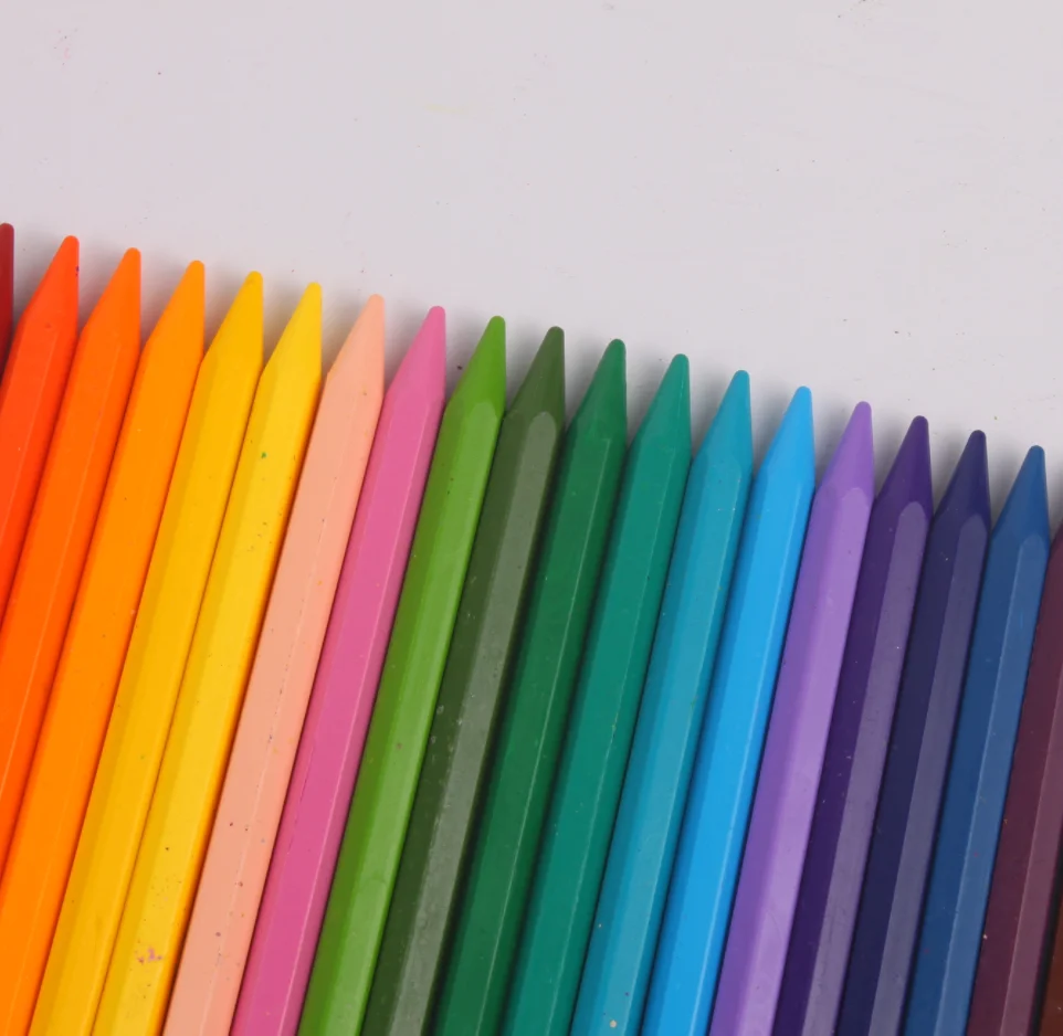 H-tone High Quality Color Kids Drawing Non-toxic Quick Dry Crayons For ...