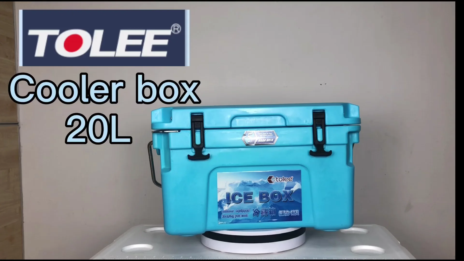 Tolee Custom Large Portable 20l Cooler Plastic Ice Chest Food Beer Fish ...
