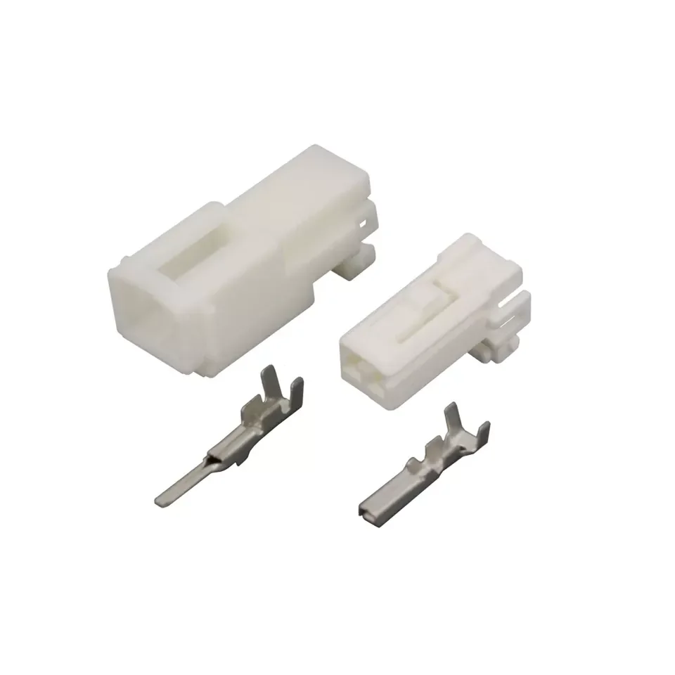 2 Way Male Female Audio Socket Tweeter Plug Auto Automotive Instrument ...