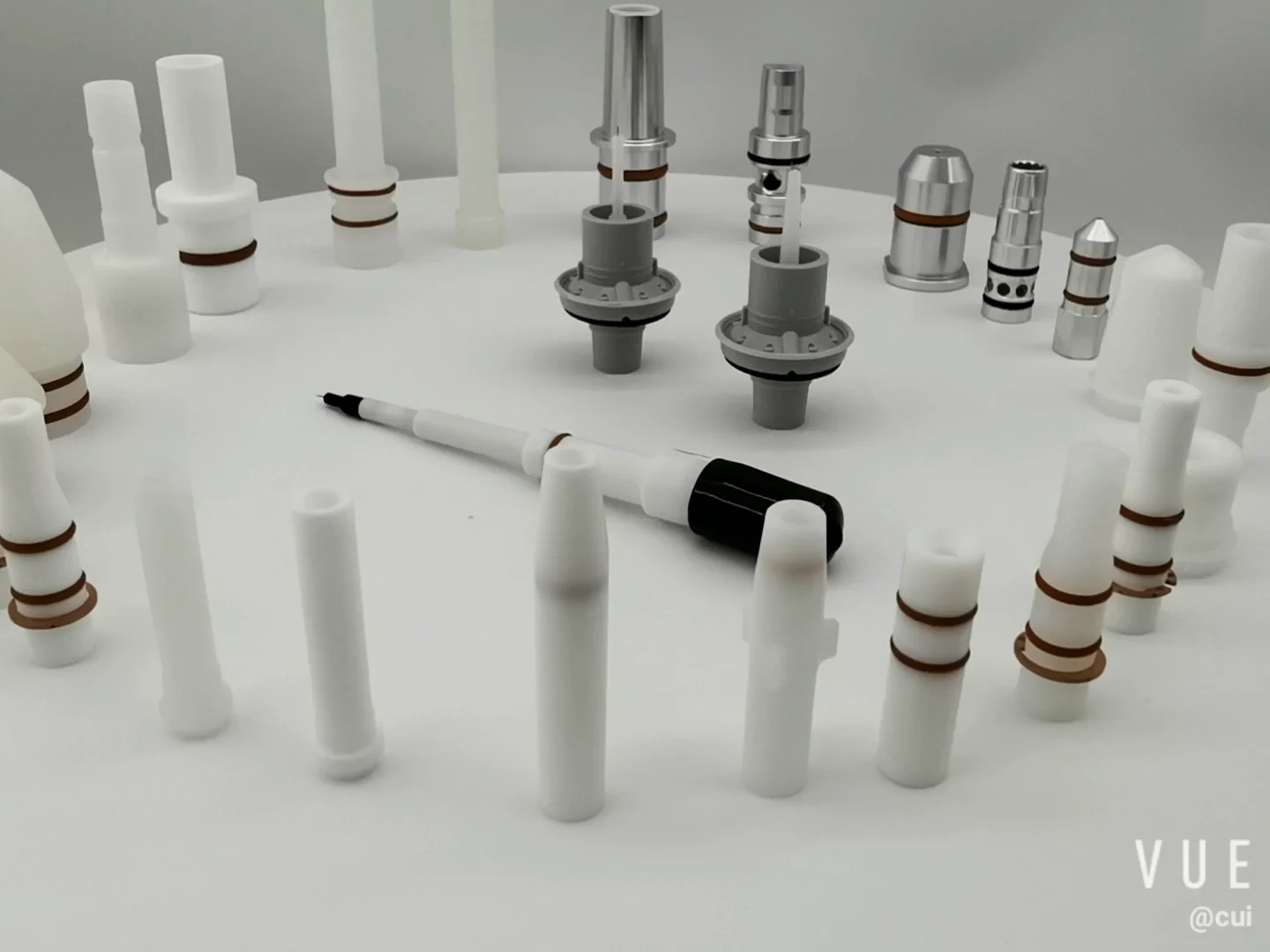 Encore Powder Coating Gun Electrode Flat Spray Nozzle Assembly 1604824 ...