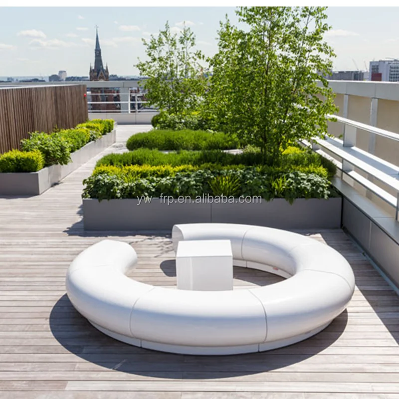 Outdoor Fiberglass Benches - Luxury and Comfort