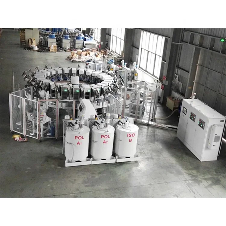 SOGUTECH Automatic Industrial PU Shoe Sole Making Machine