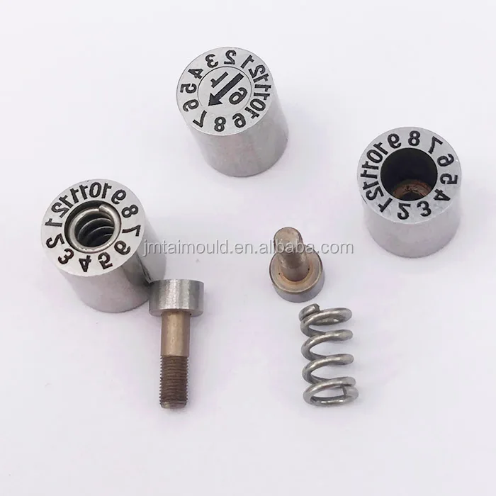 Plastic Injection Mold Components Date Stamp Date Code Inserts - Buy ...