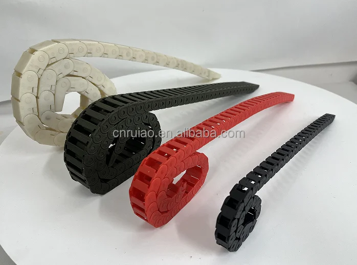 CNC Plastic Cable Track Wire Protection Chain Carrier Chains Cable Drag ...