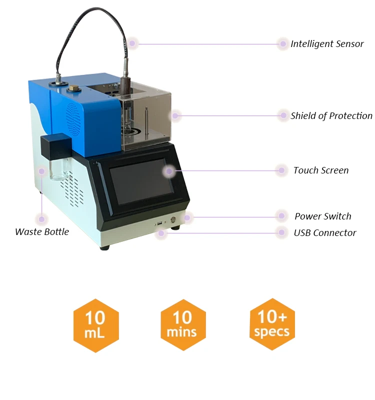 Awd-7345 Petroleum Products Automatic Micro Distillation Test Apparatus ...