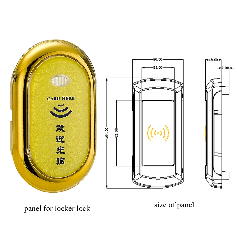 Digital Gym Rfid Card Locker Lock For Sauna Spa Room Locker With ...