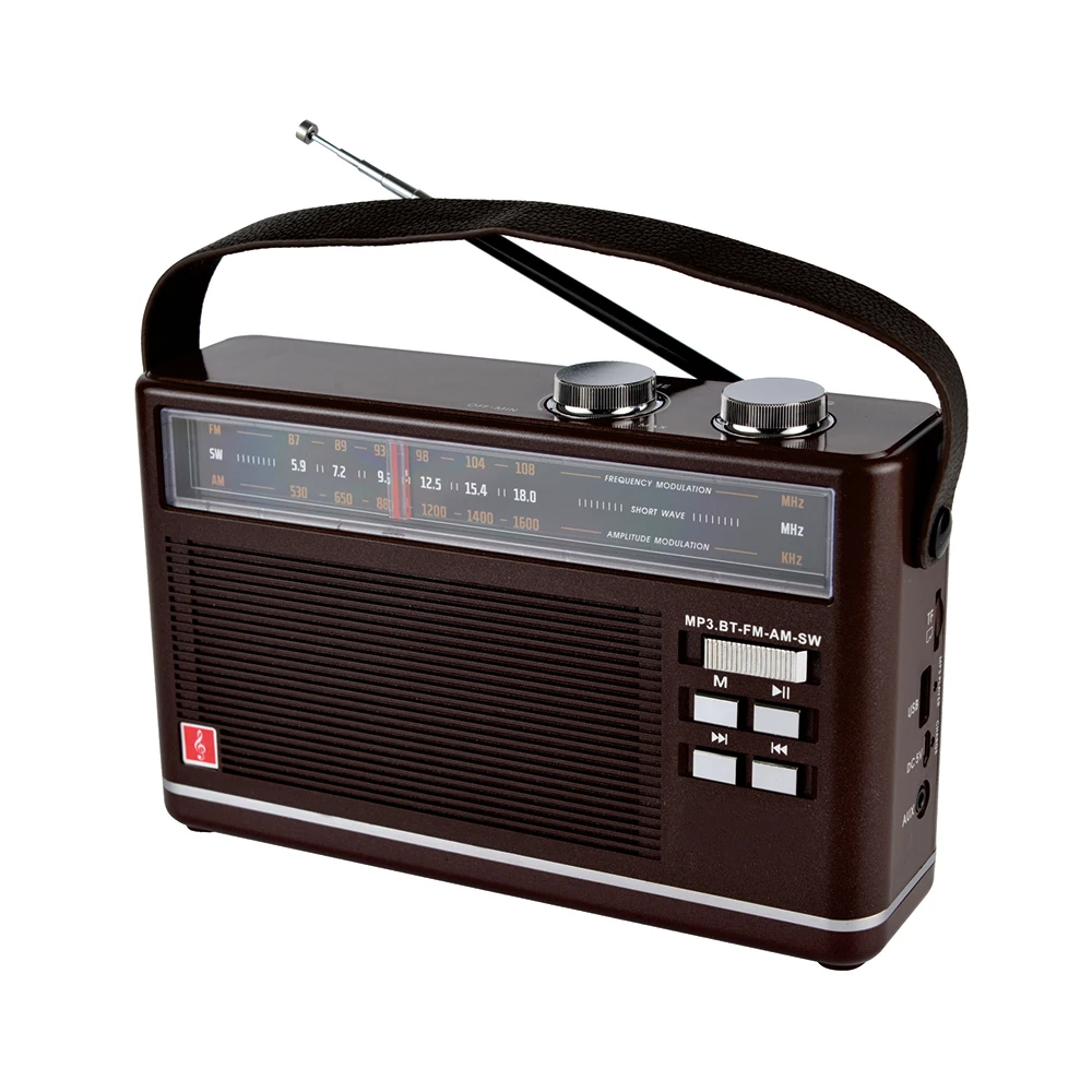 HS-2894 Old Fashion Vintage Design Retro Portable Radios