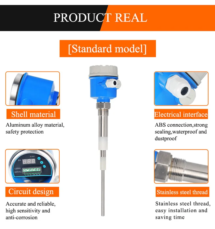Radio Frequency Capacitive Capacitance Level Meter Gauge Transmitter ...