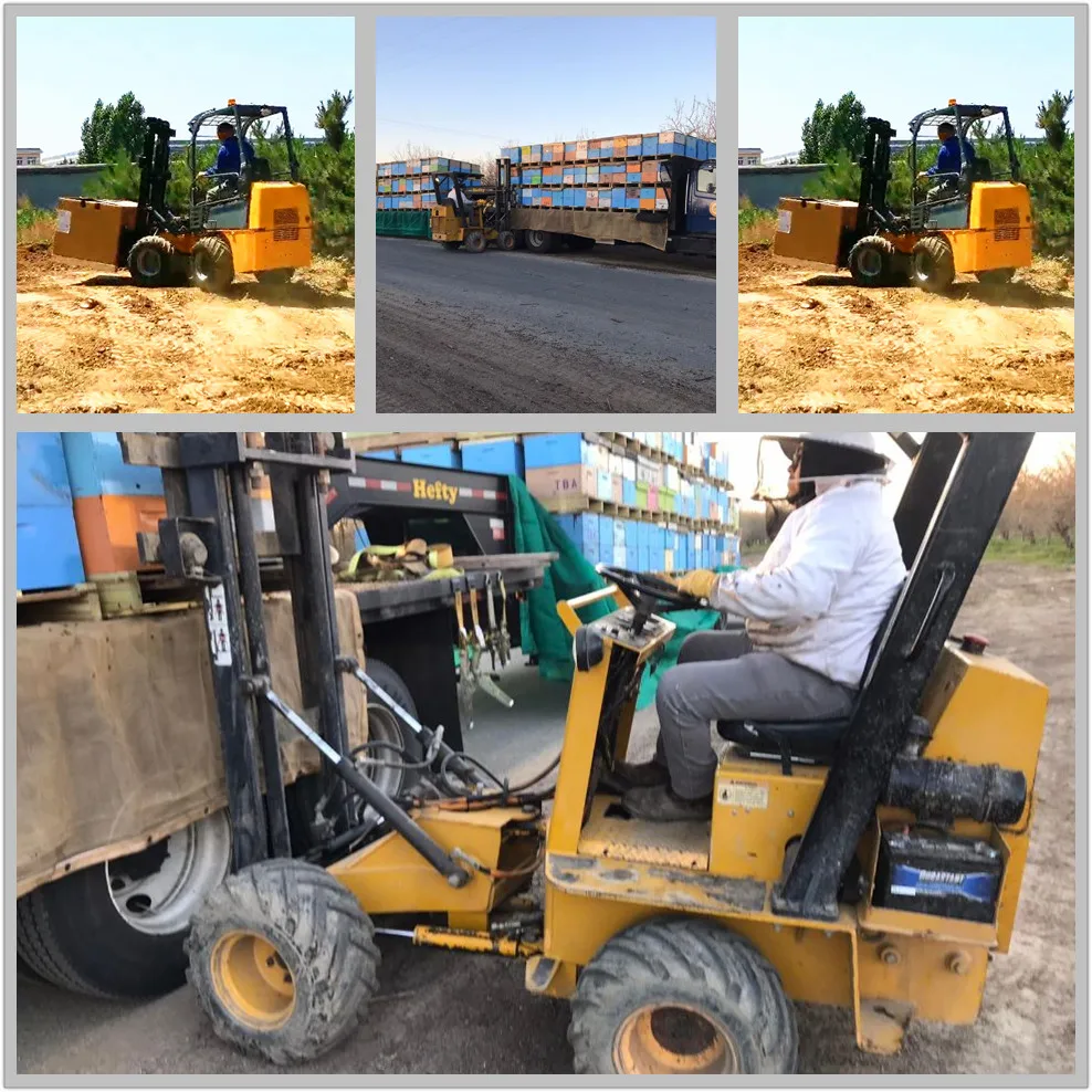 Rough Terrain Narrow Articulated Forklift FL1000 Hummerbee