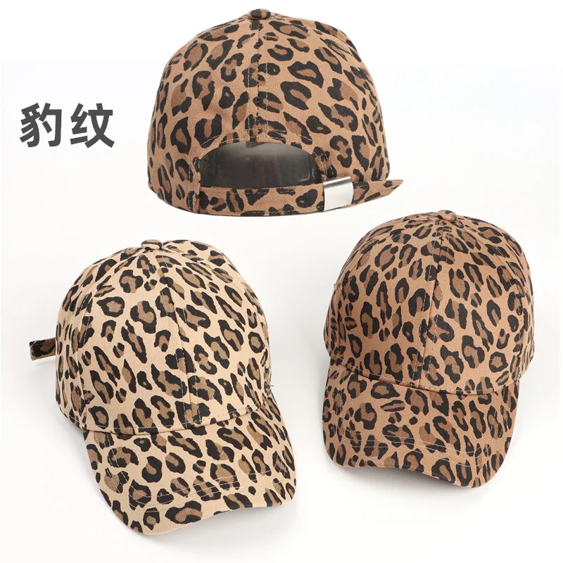 European And American New Leopard Print Baseball Cap Outdoor Men And ...