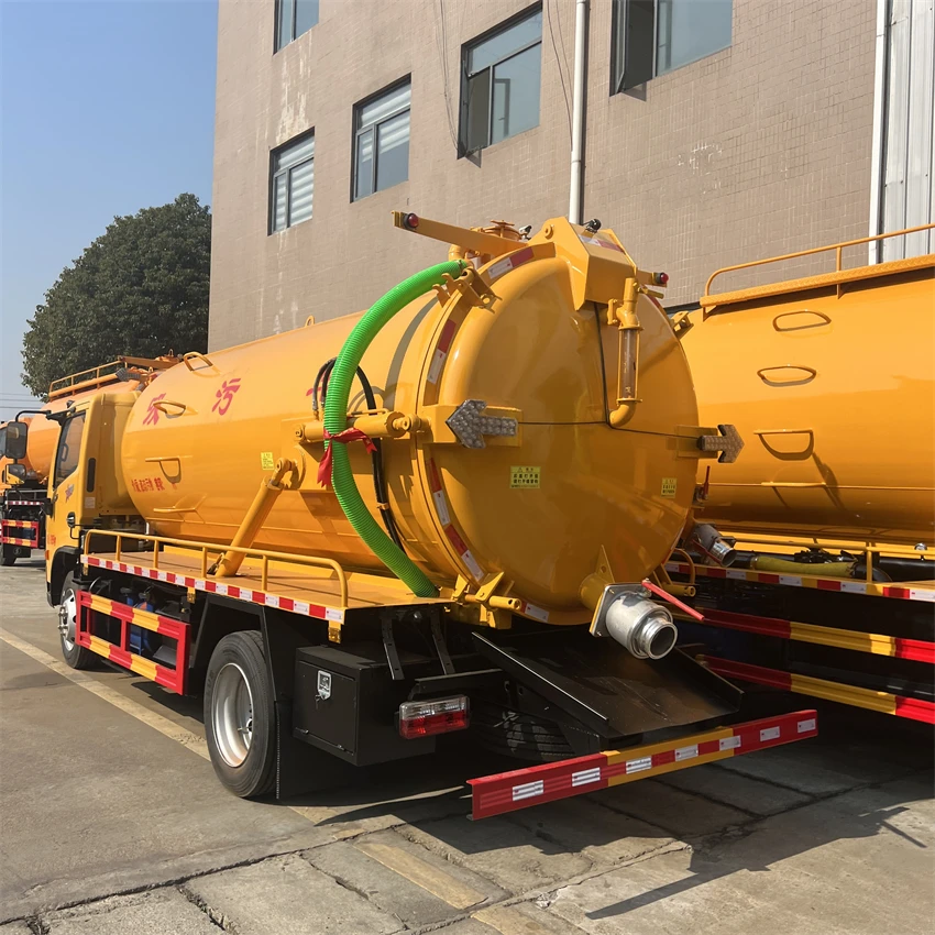 High Quality Vacuum Pump Cleaning Septic Tank Truck Sewage Suction Tank ...