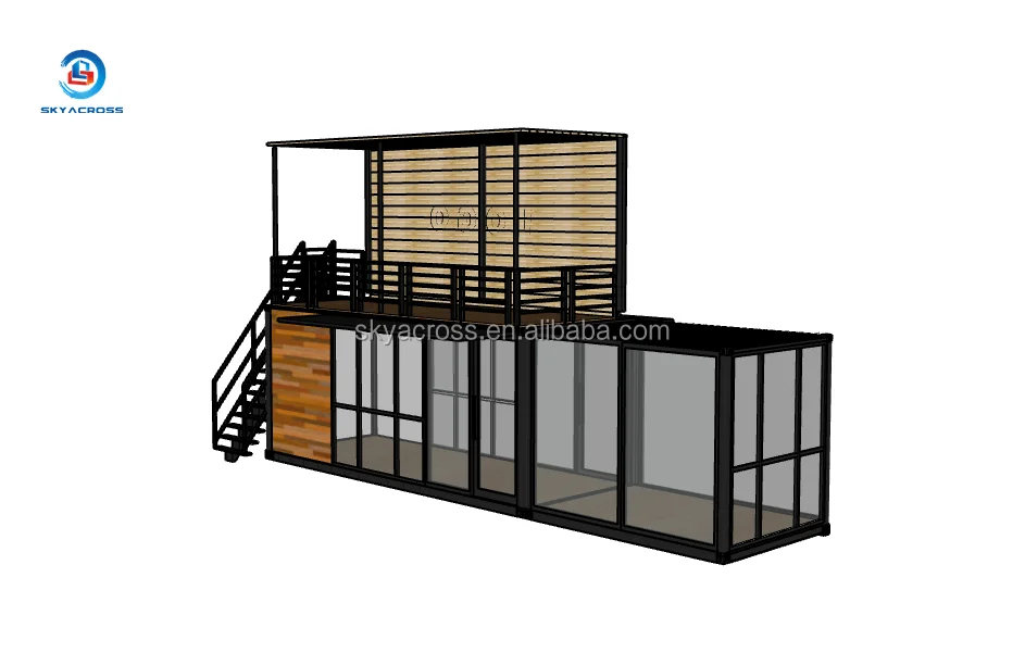 20ft Mobile Prefab Coffee Kiosk Booth - Skyacross Quality