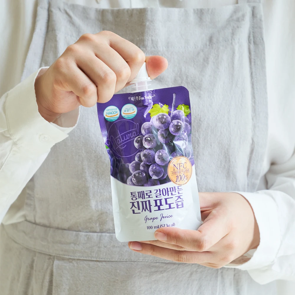 Real Grape NFC Juice 100ml x 30ea 100% Ground Grape Juice Unwatered ...