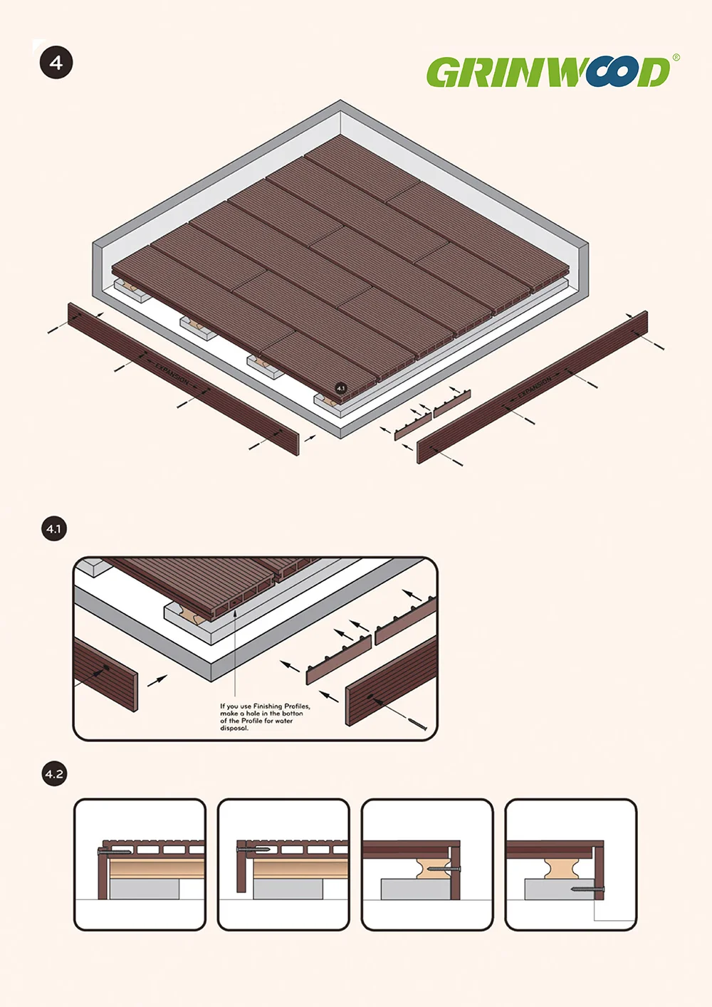 WPC Decking Clips Stainless Steel Material - Durable & Stylish