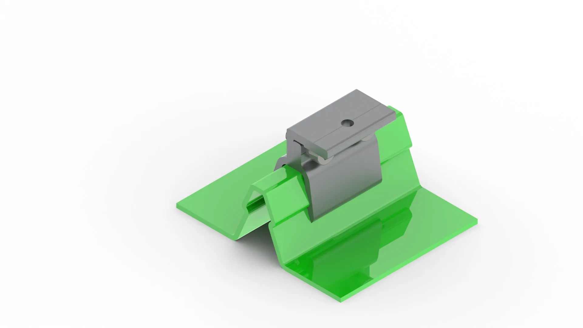 Solar Tin Roof Clamp Mounting Rack For Klip Lock Pv Roof Standing Seam ...