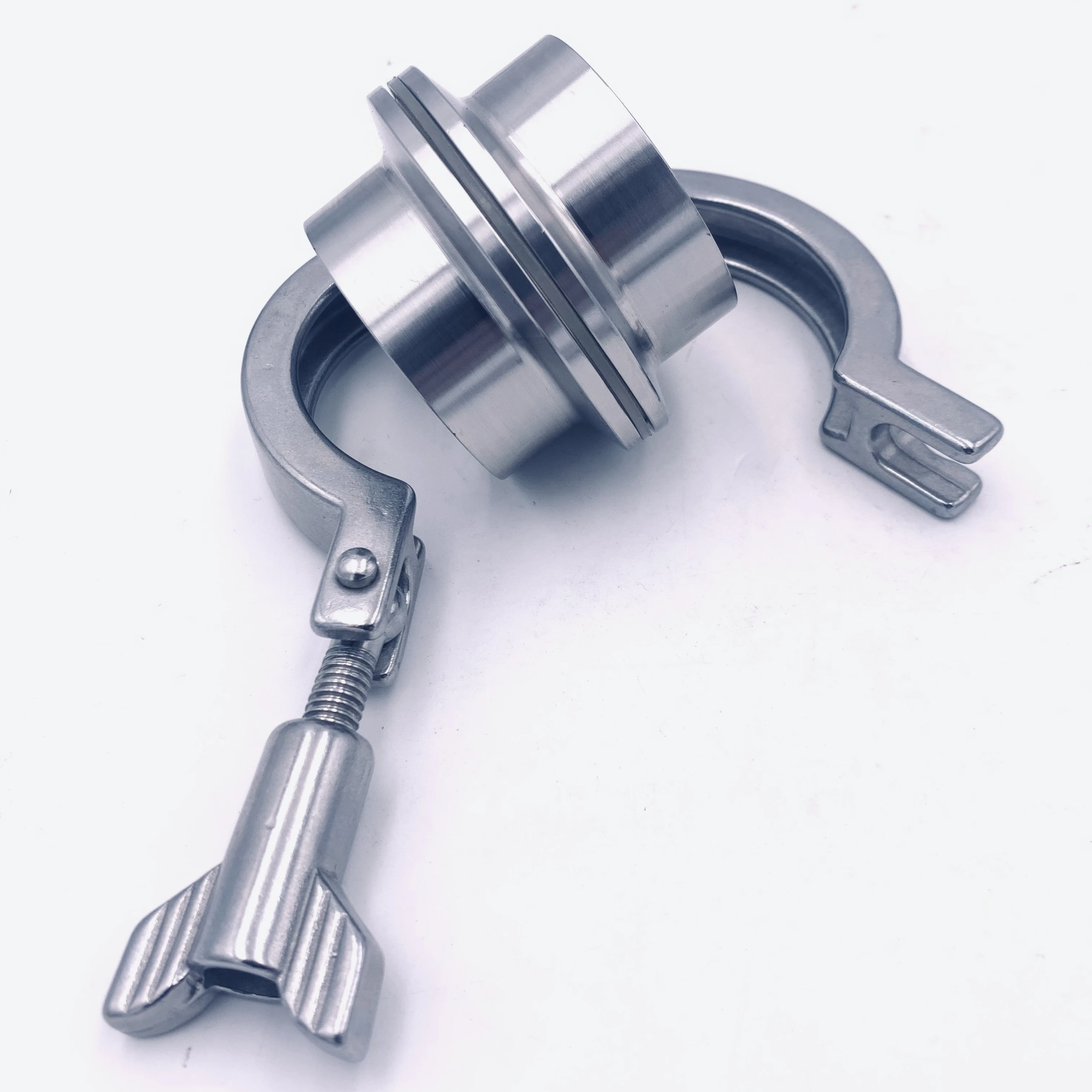 Stainless Steel DN32 Tri-clamp Ferrule Male Thread Stainless Steel 304 ...