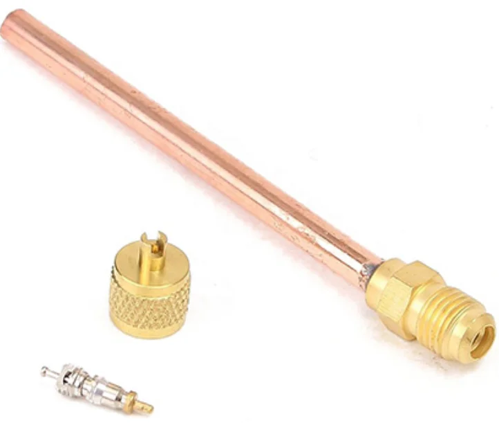 Low Price Gas Refrigerant Fridge Part Copper R134a Ac Access Valve ...