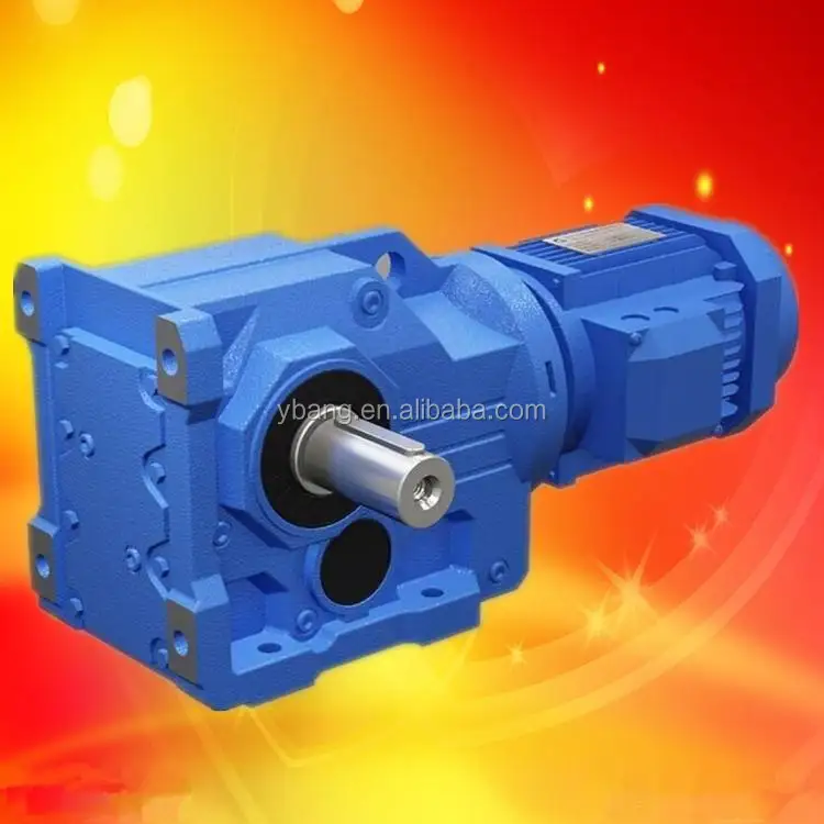 KAF Series Helical Bevel Gear Speed Reductor with Motor Engine| Alibaba.com