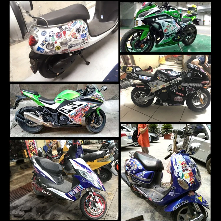 Custom Waterproof Adhesive Pictures Of Decals For Motorcycles Sticker ...