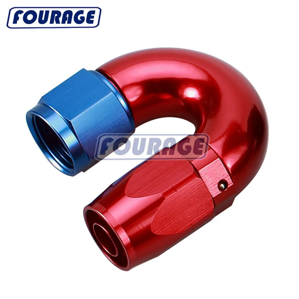 Auto Parts 180 Degree Elbow Aluminum U Shape Female An6 An8 An10 An12 ...
