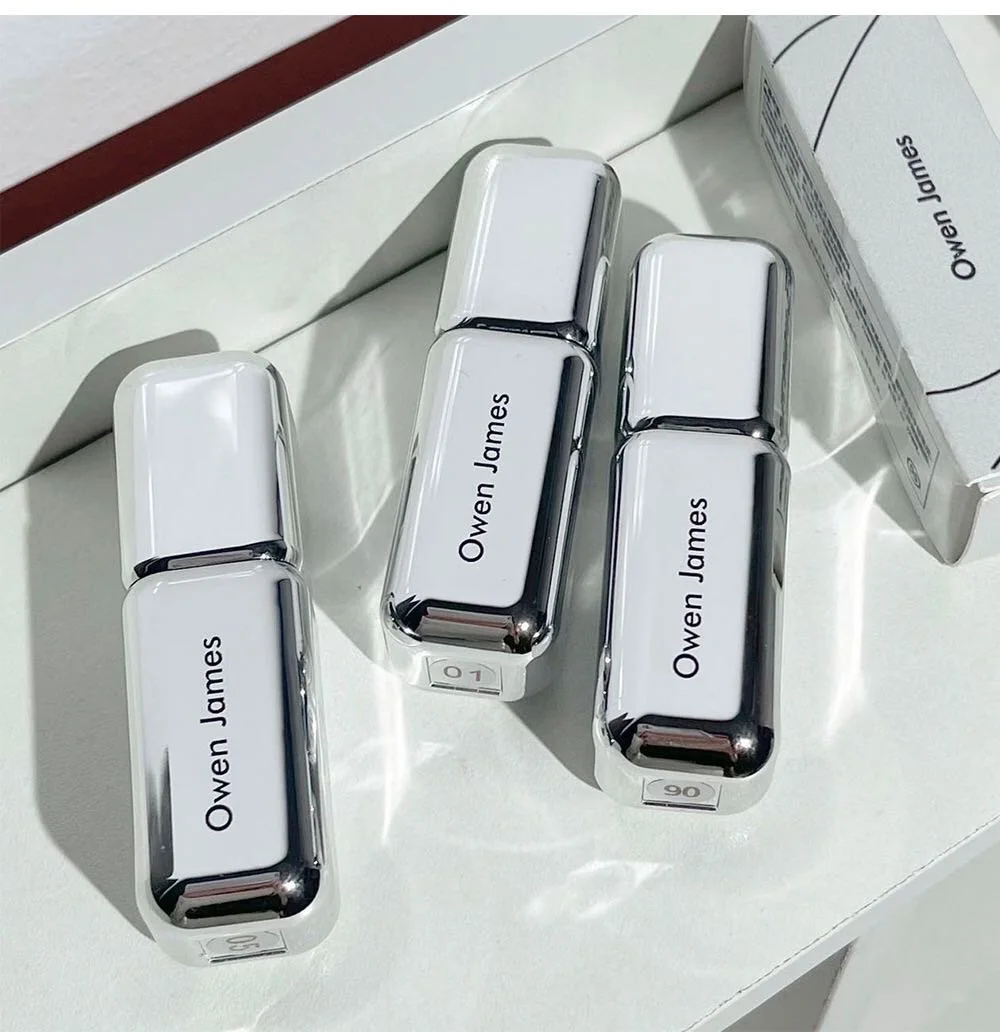 Owen James Lipstick - Labial Plateado De Longitud Duradera