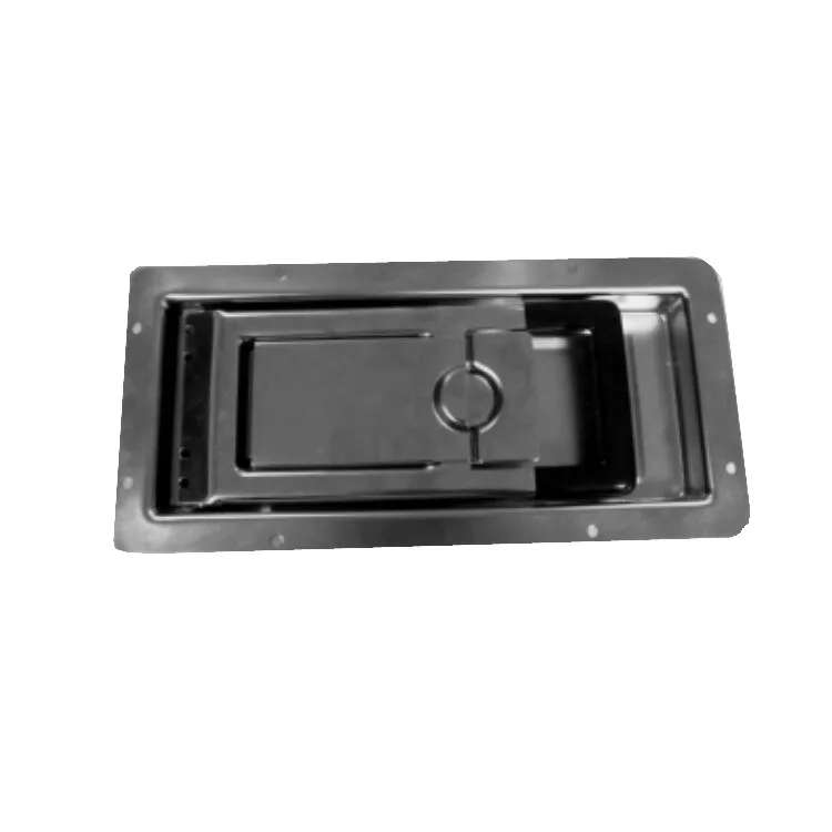 Stainless Steel Recessed Cam Lock Set Truck Door Handles Refrigerated ...