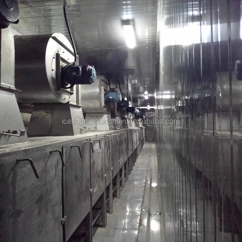 1500kg/h IQF Tunnel Freezer for Efficient Seafood Freezing