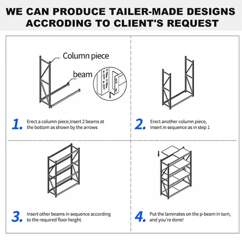 Customized Metal Detachable Stackable Poles Rack Portable Stackable ...