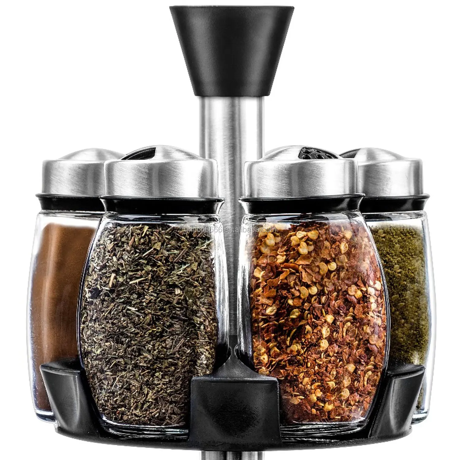 Spice Rack Organizer - Revolving Countertop Spice Jar Rack