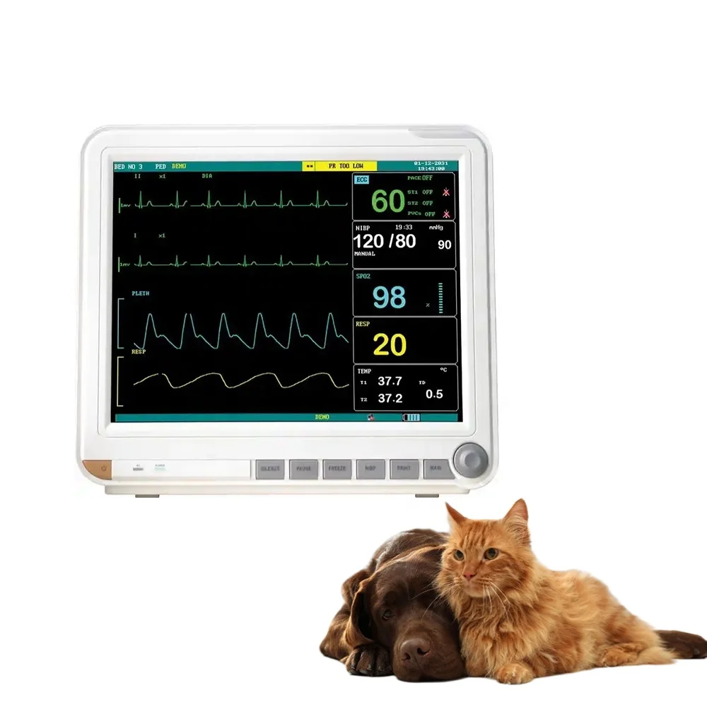 Portable Vital Signs Patient Monitor ETCO2 Function 7 Parameters Type ...