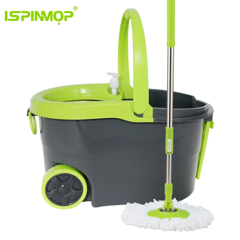 Magic Spin Mops With Bucket Set With Large Wheels - Buy Magic Spin Mops ...