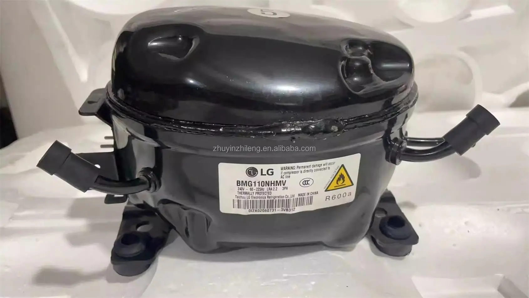 New Original 1/4hp 110v 60hz Refrigerator Compressor Lg Cma062lhcm - Buy Lg Fridge Inverter ...