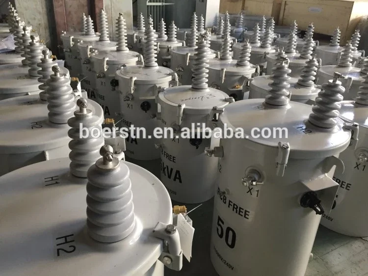 Pole Mounted Conventional Type Single Phase Power Transformers