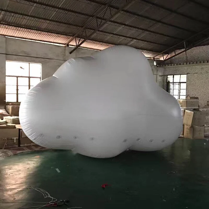 Decoration Custom White Inflatable Cloud Helium Balloon Model For ...