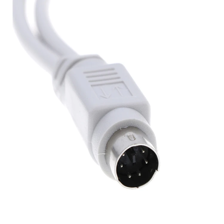 Motherboard Ps2 Ps/2 Splitter Adapter Cable 6pin Mini Din Male To 2 ...